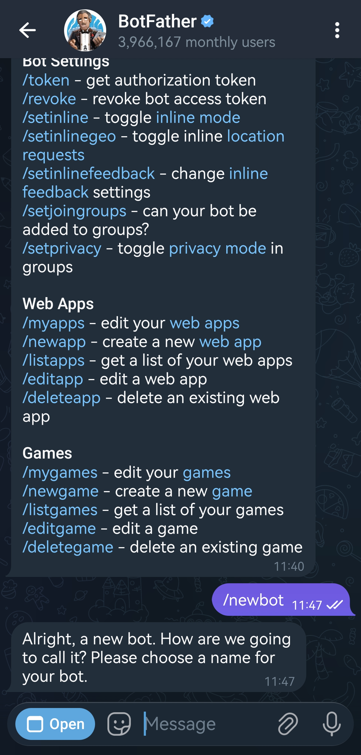 How to create a Telegram bot