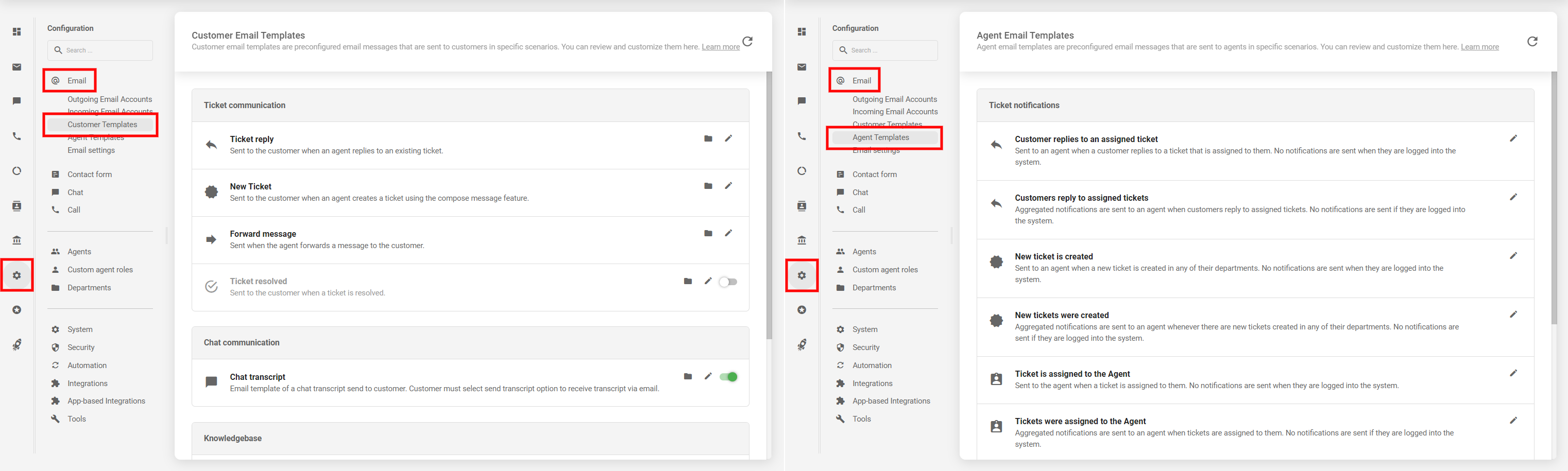 Setting Up and Customizing Email Templates