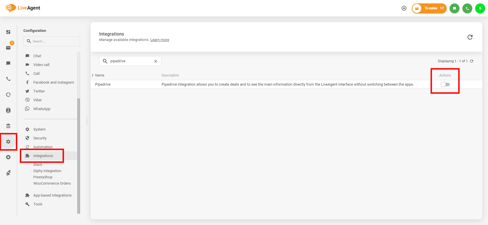 Pipedrive integration for standalone installations